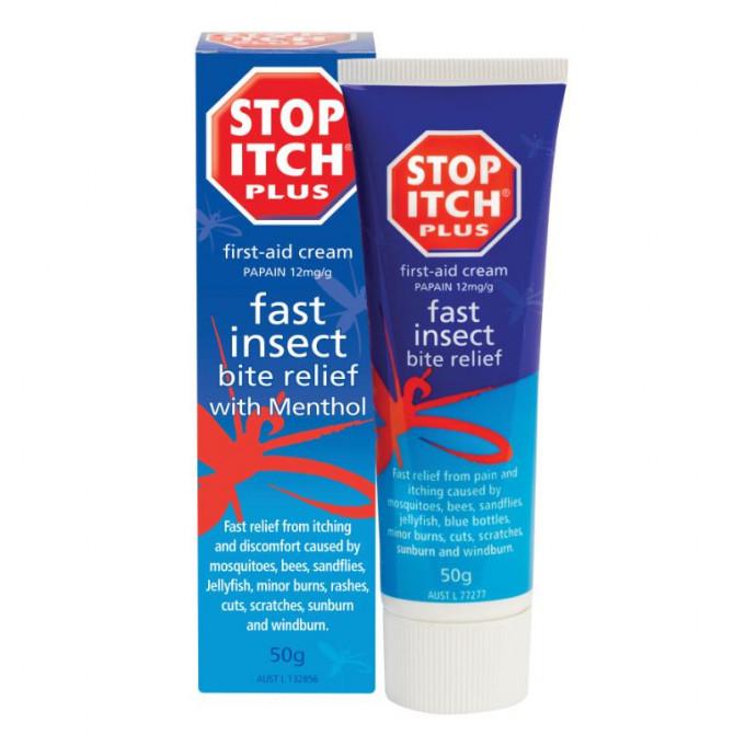 Shop Stop Itch Plus Fast Insect Bite Relief First Aid Cream 50g Online
