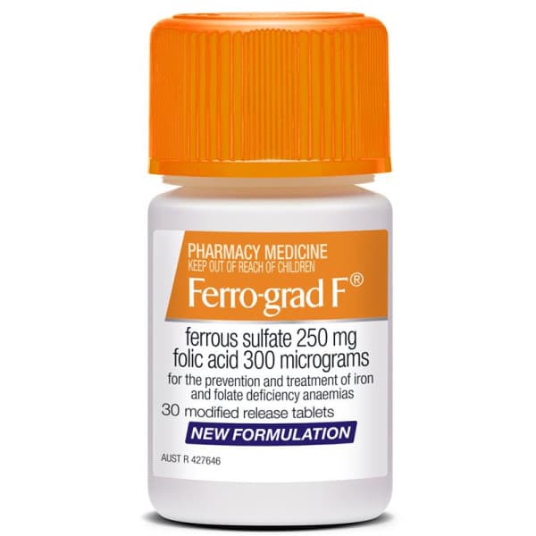 Shop Ferro Grad F PR 250/0.3mg 30 Tablets Online