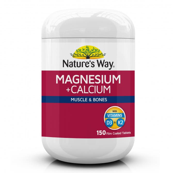 Shop Natures Way Magnesium plus Calcium 150 Tablets Online