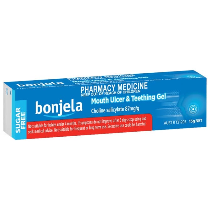 Shop Bonjela Mouth Ulcer Gel 15g Online