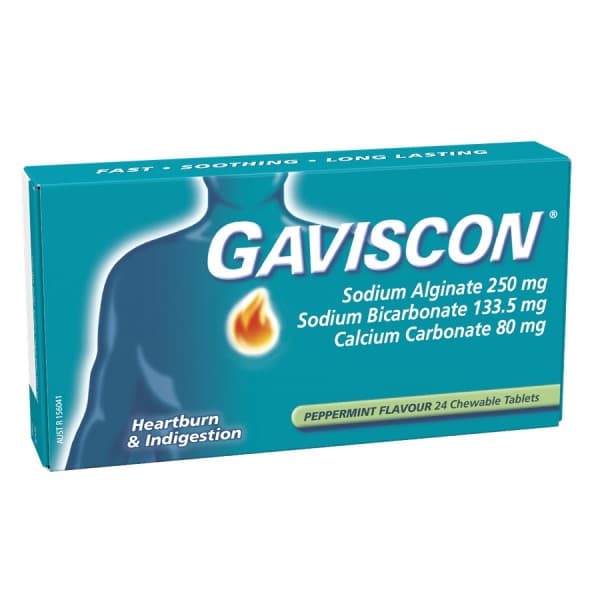 Shop Gaviscon Core Peppermint 24 Pack Online