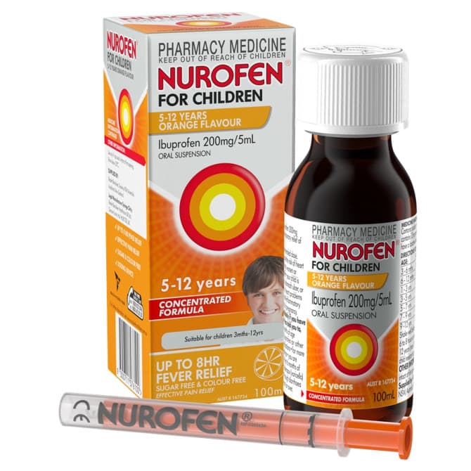 Buy Nurofen Children's Ibuprofen Online Chemist Australia