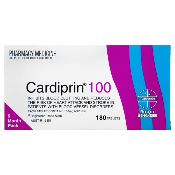 Shop Cardiprin 100mg 180 Tablet Online