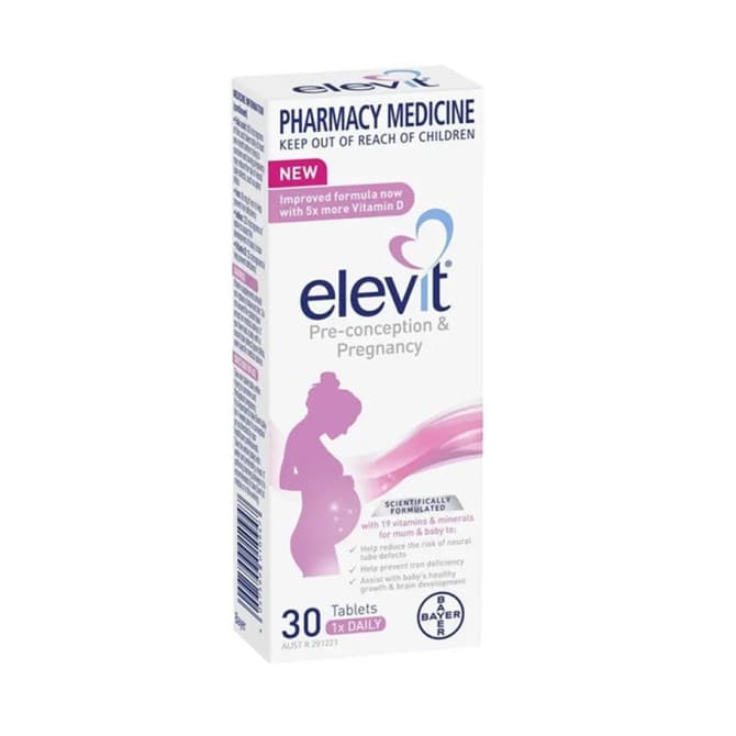 Buy Elevit Pre Conception and Pregnancy 30 Tablets Online