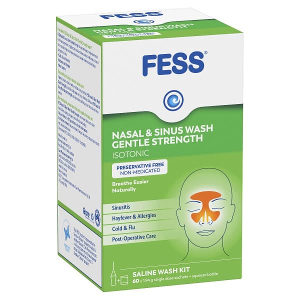 Shop Fess Sinu Cleanse Isotonic Wash Kit 60 Online