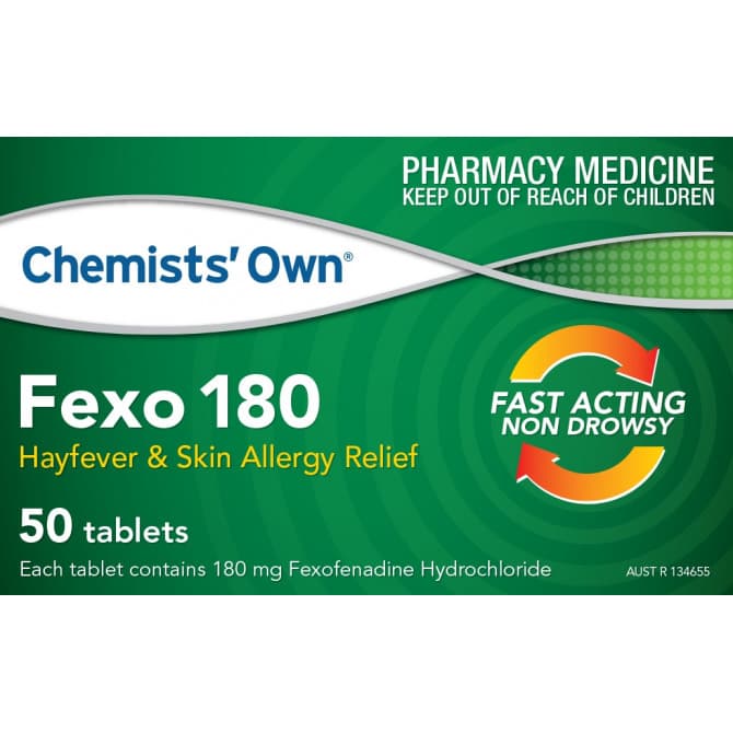 Buy Chemists Own Fexo 180mg 50 Tablets Online