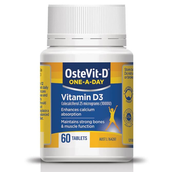 Buy OsteVit D One A Day Vitamin D3 60 Tablets Online