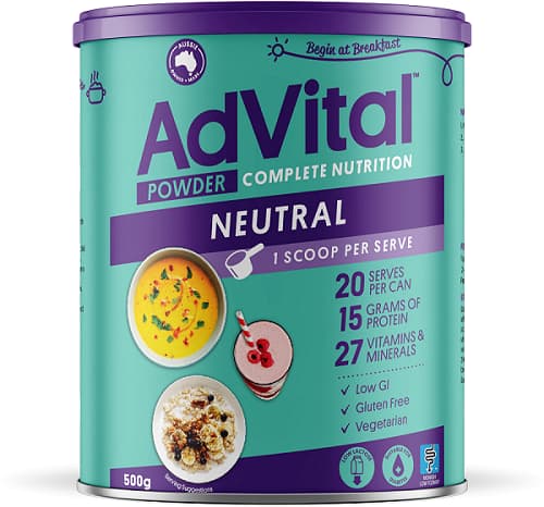 Shop AdVital Powder Complete Nutrition Neutral Powder 500g Online